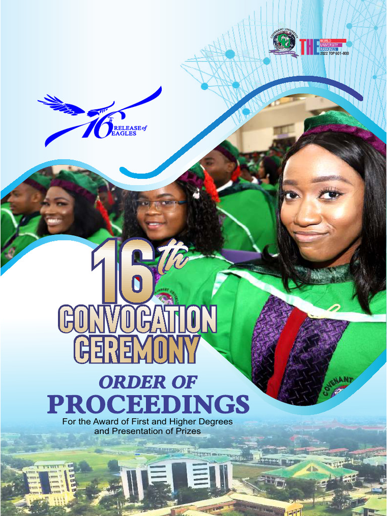 16th Convocation Proceeding Compressed | PDF | Sustainability