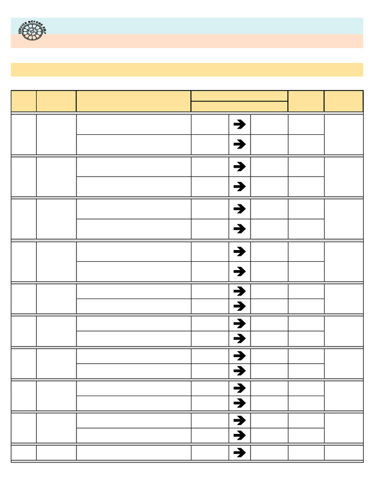 Xi & Xii - Seating Plan 25.09.2024 | PDF