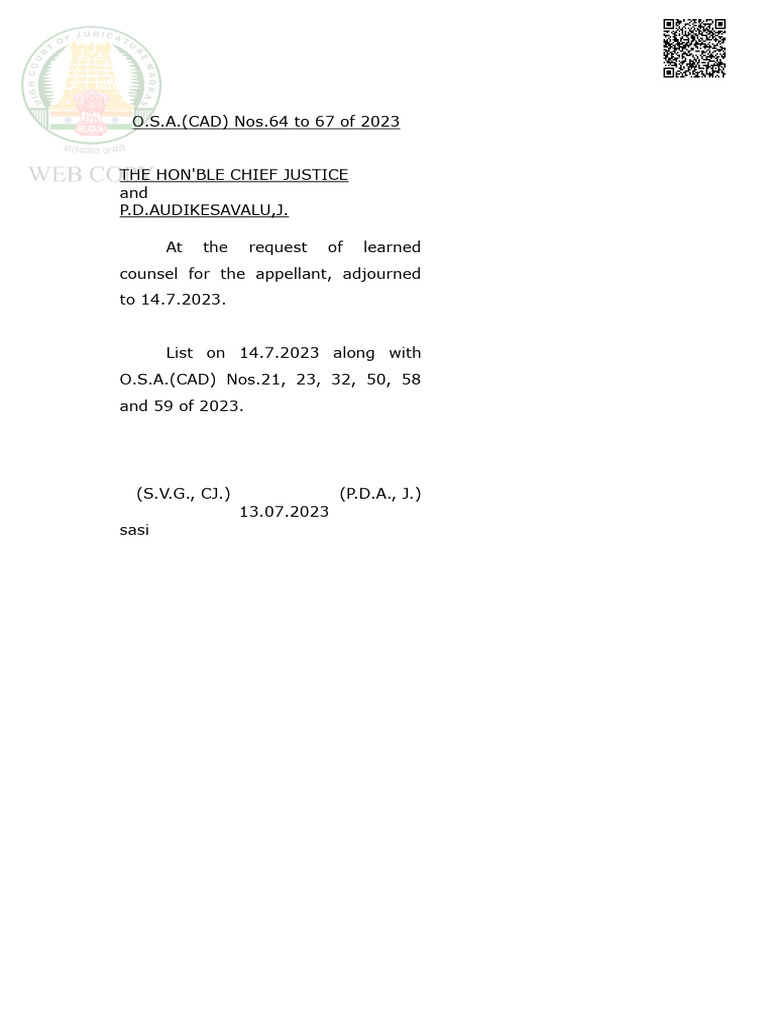Order OSA (CAD) 64,65,66,67 | PDF
