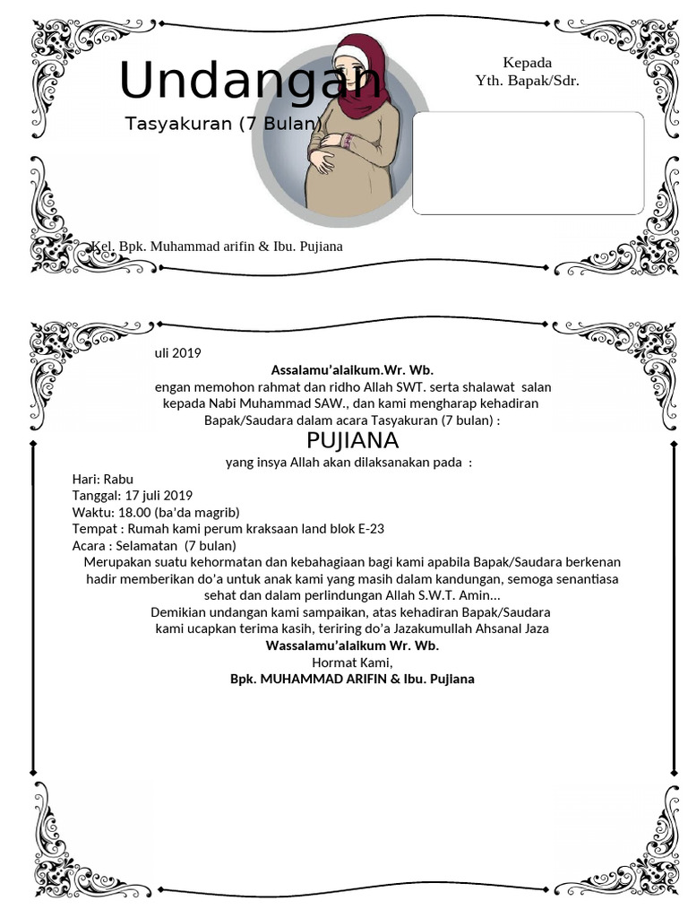 Und 7bulan Sample A41 Lembar | PDF