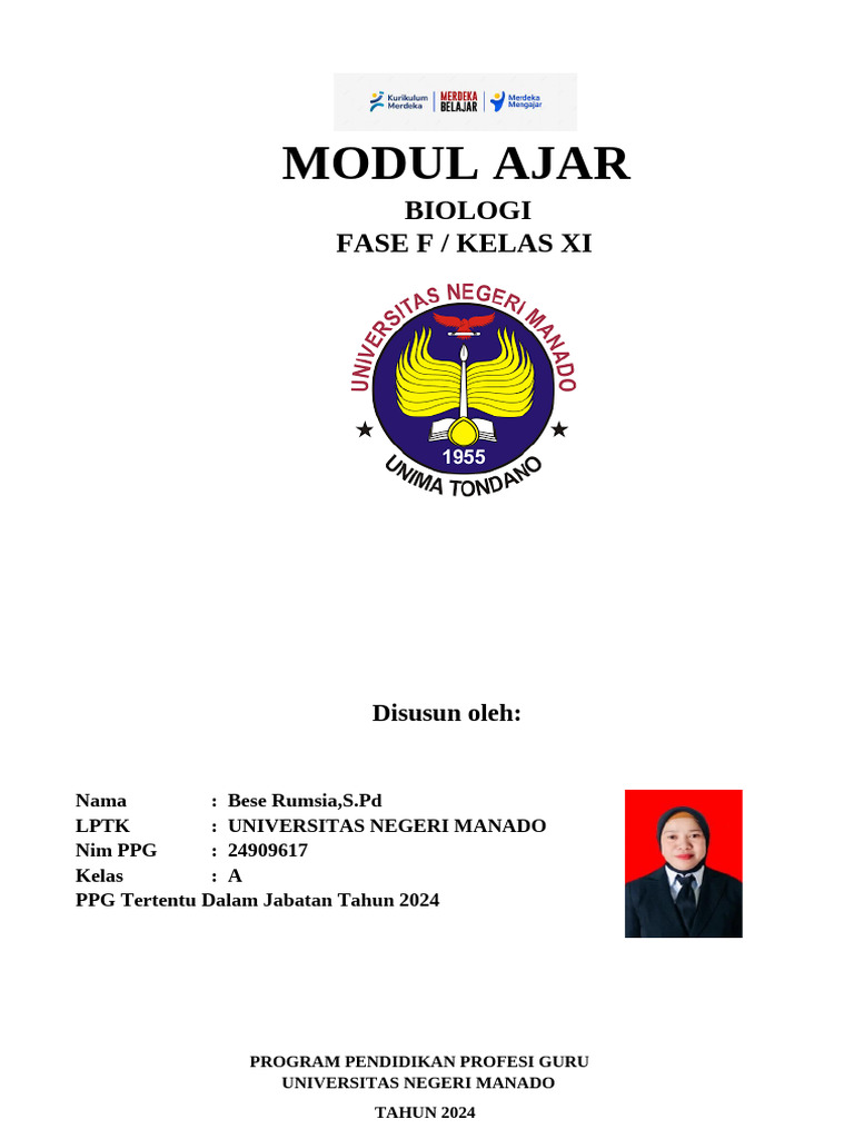 Modul Ajar Bese Sistem Gerak | PDF