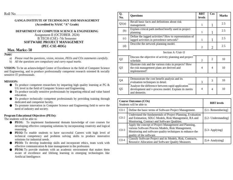Software Project Management Assignment | PDF | Project Management | Software Development Process