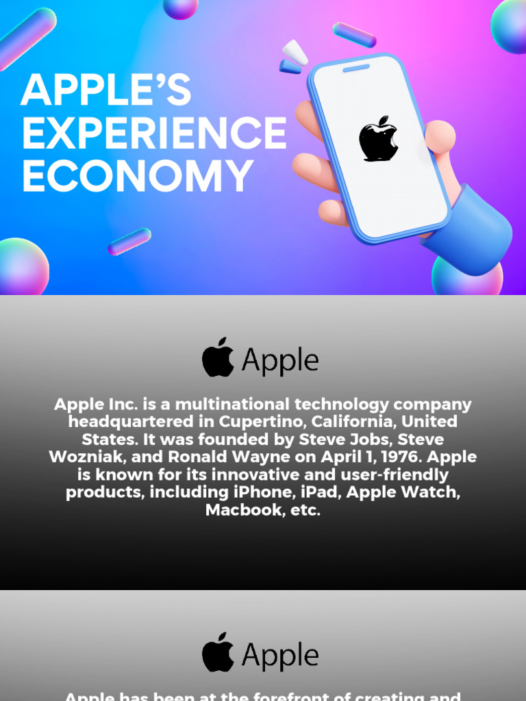 Apple’s Experience Economy | PDF | Apple Inc. | Brand