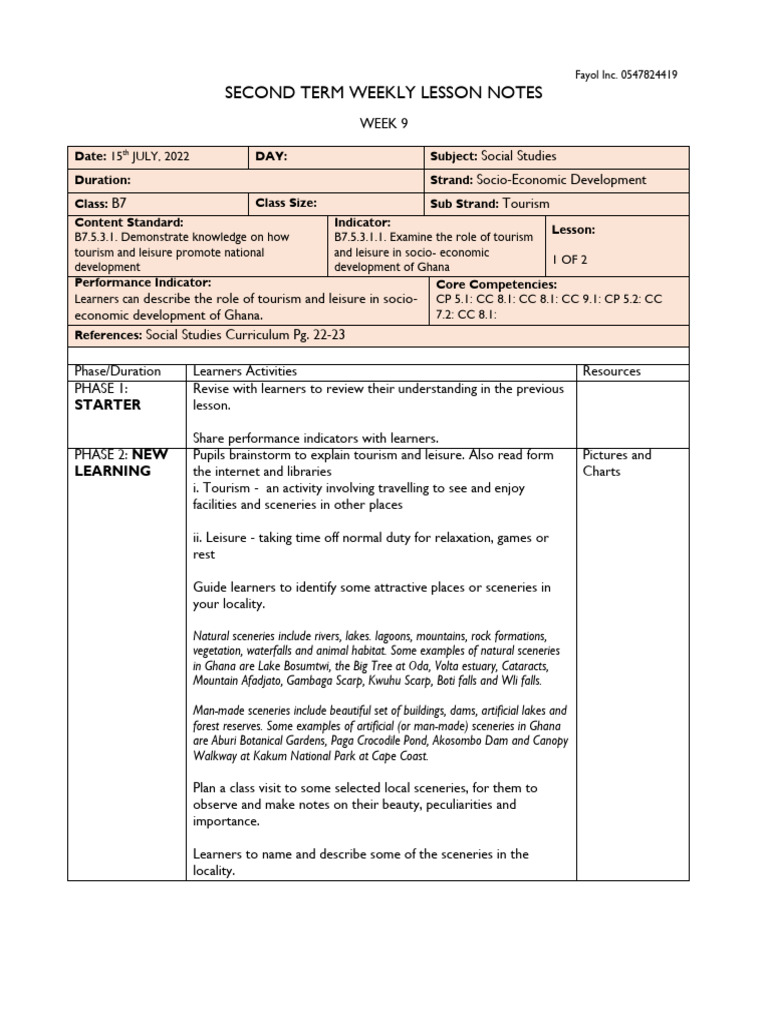 B7-SOC-WK10 | PDF | Ghana