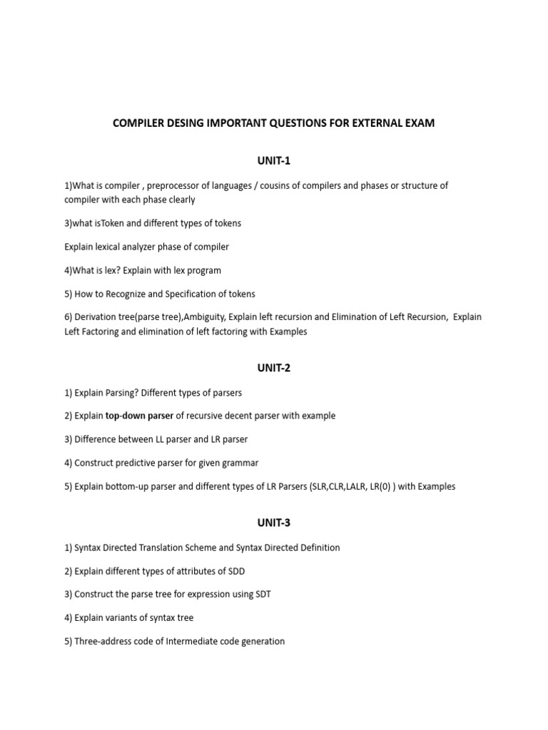 Imp Questions | PDF