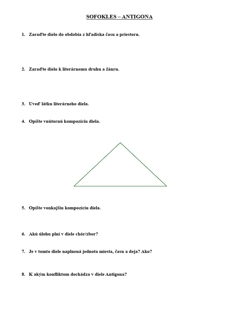 Sofokles - Antigona - PL | PDF