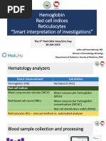 Hematology Calculation Formulas | PDF | Pathology | Blood
