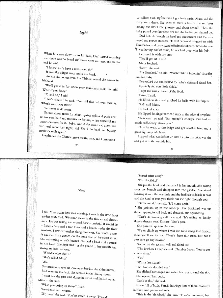 Skellig Book Pages 8 | PDF