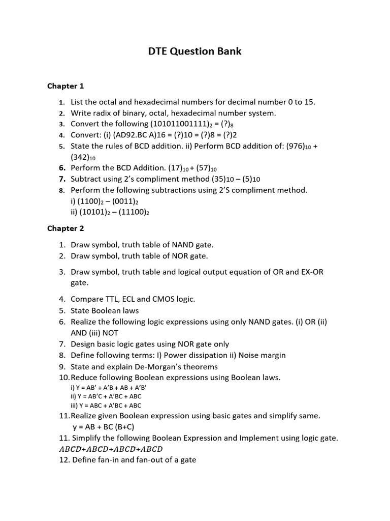 DTE CT1 Practice Question Set | PDF