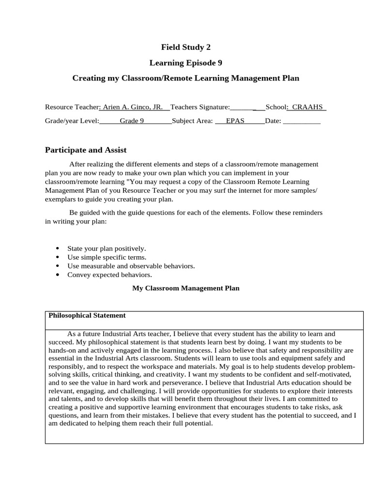 FS2-Episode-9 - All Goods Pic Kulang Activities | PDF | Classroom ...