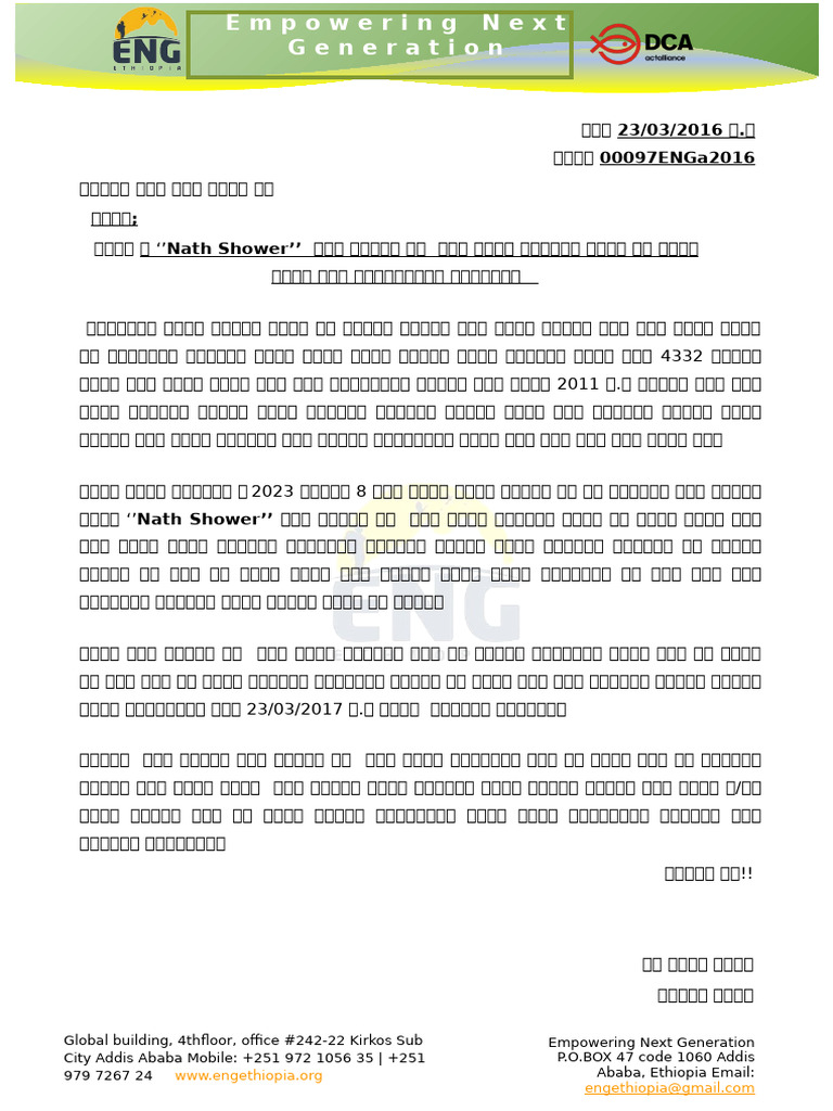 Letters To Nib Bank | PDF