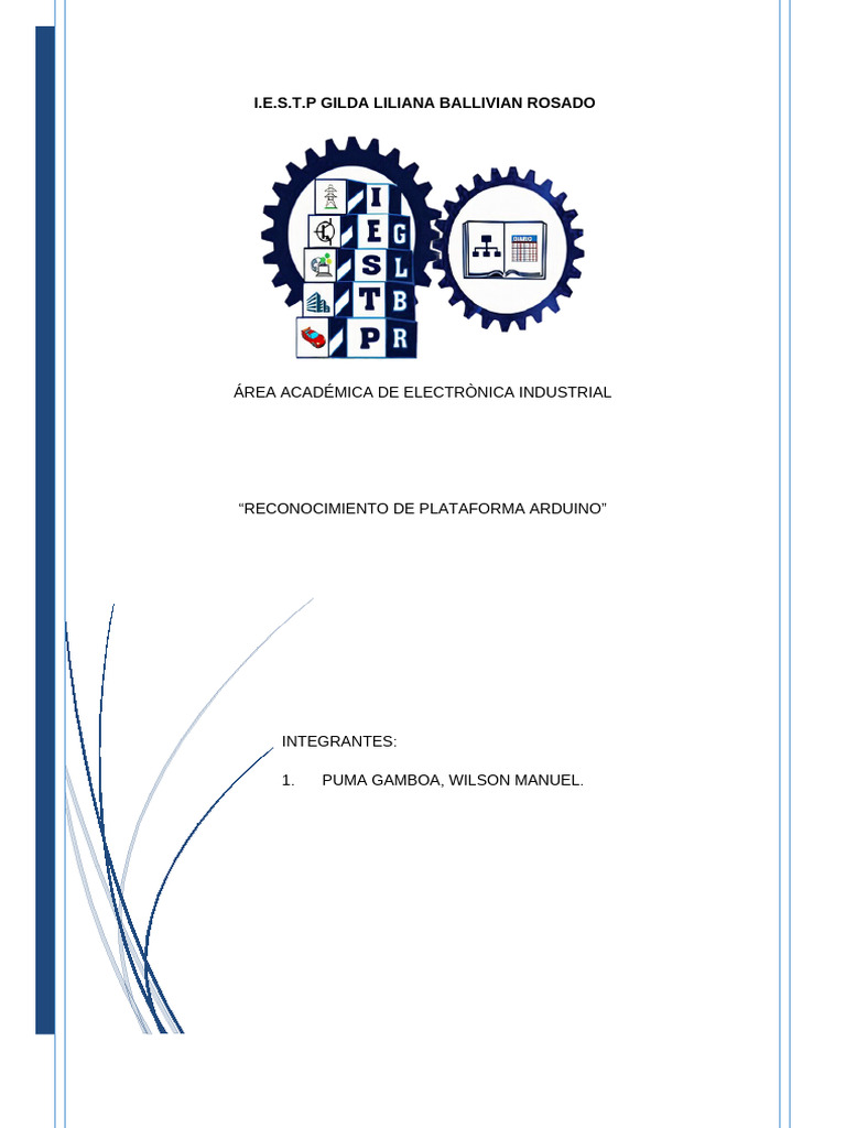 INFORME 1 | PDF | Arduino | Ingenieria Eléctrica