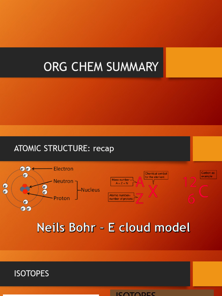 Org Chem Summary | PDF