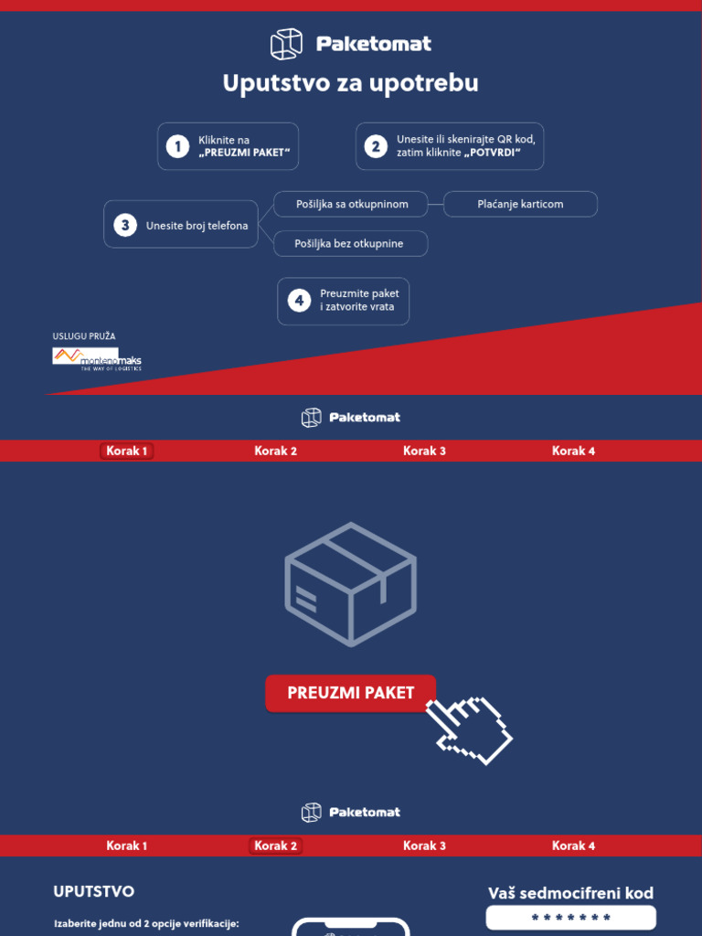 Paketomati User Guide v2 | PDF