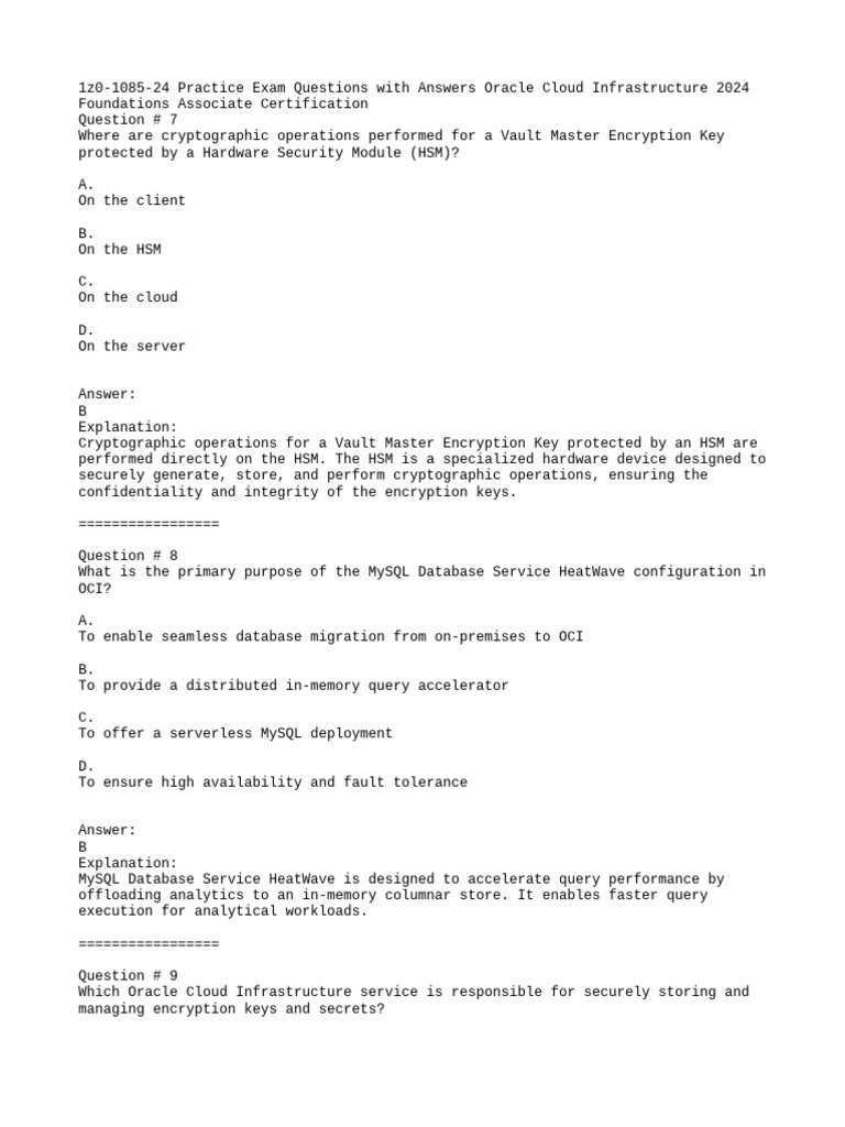 exam questions | PDF | Cloud Computing | Databases