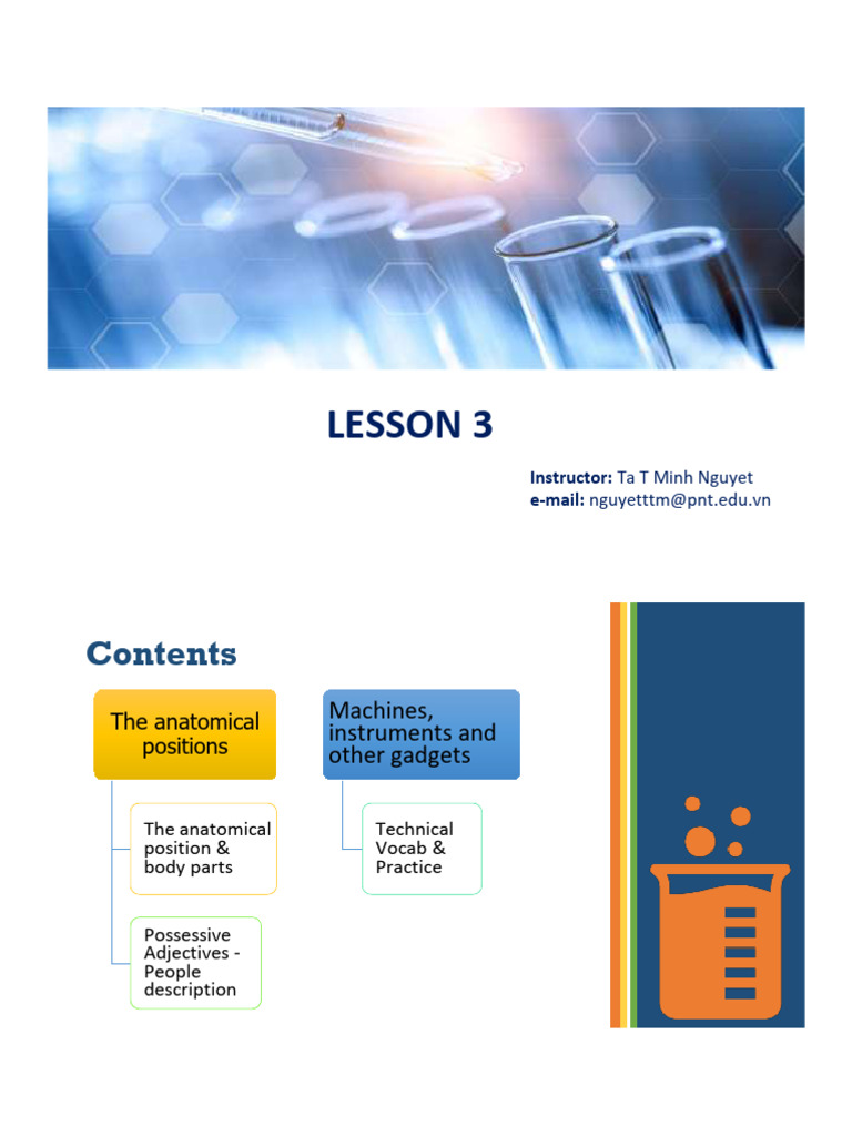 C1.L3 - Lab Tech | PDF | Anatomical Terms Of Location | Musculoskeletal System