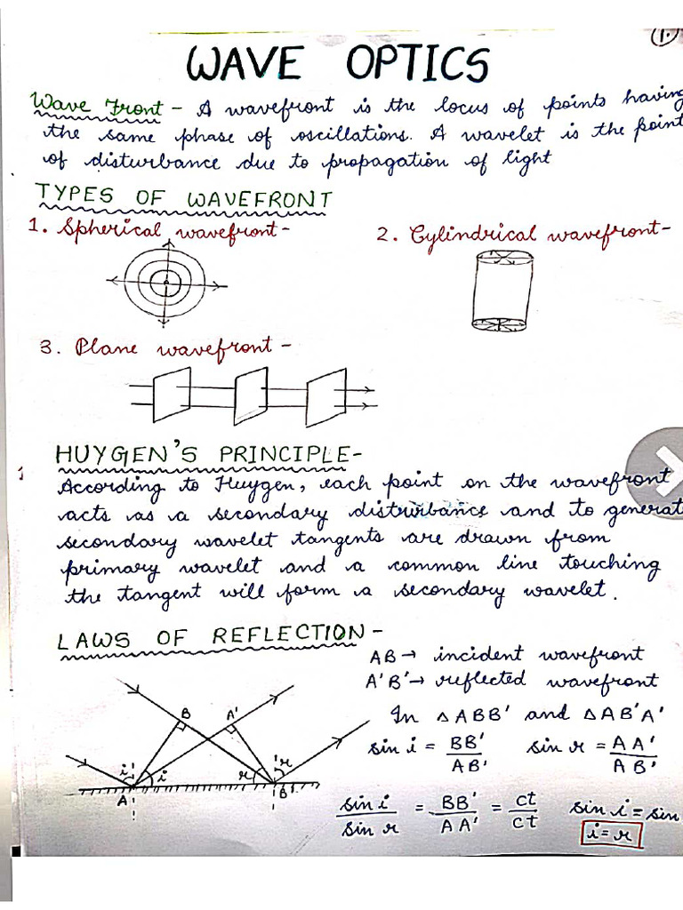 Wave Optics | PDF