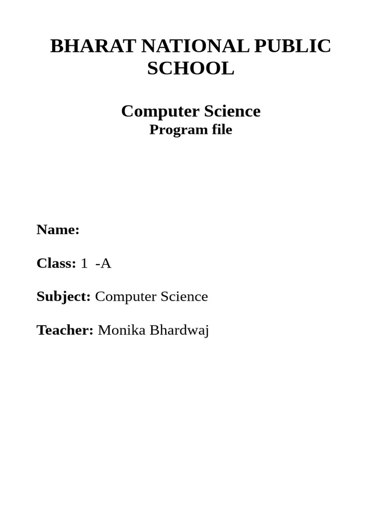 Cover Page Dhruv | PDF