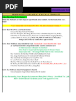 3 Week Look Ahead Schedule Excel Template REV 1a | PDF | Lumber