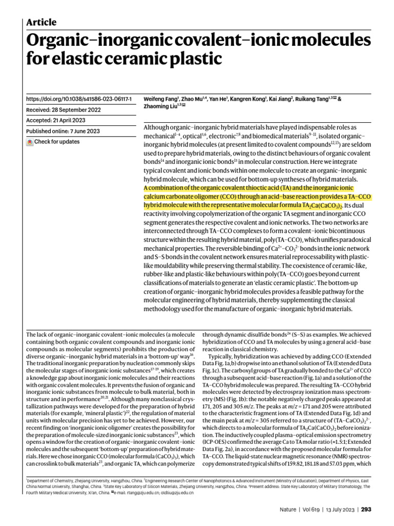 Elastic Ceramic Plastic - 032938 | PDF | Deformation (Engineering ...