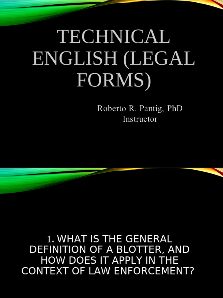 Understanding Police Blotters in Law Enforcement | PDF | Police | Crime ...