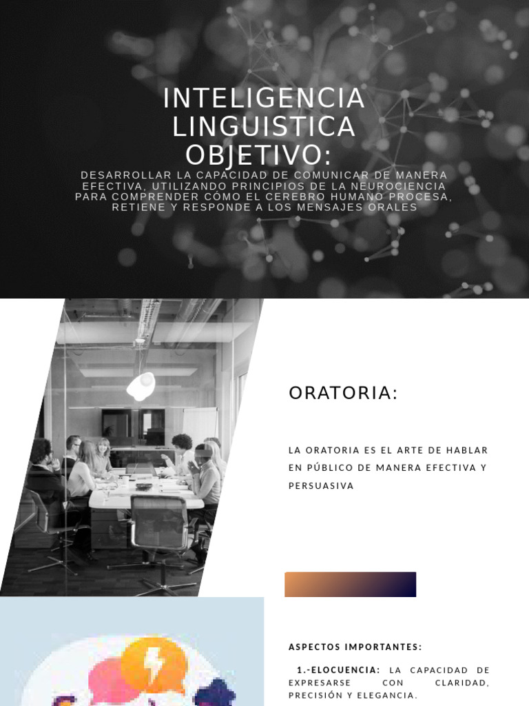 Inteligencia Linguistica | PDF | Comunicación | Hablar en público