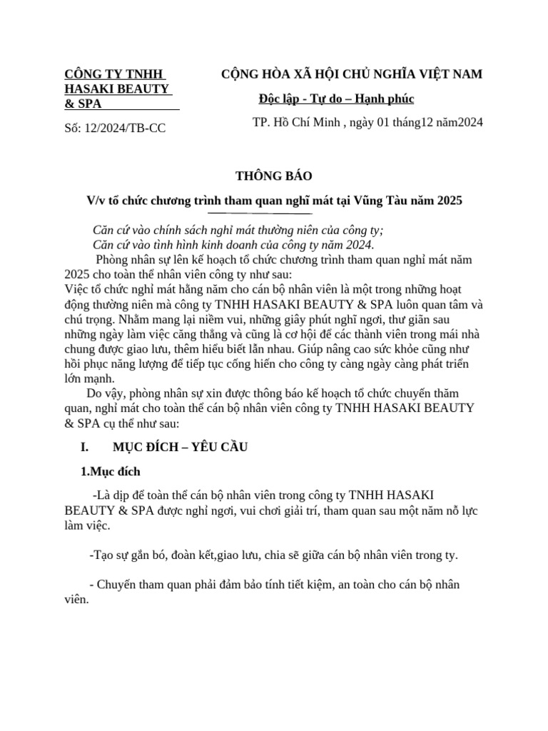 Công Ty TNHH Hasaki Beauty 2 | PDF