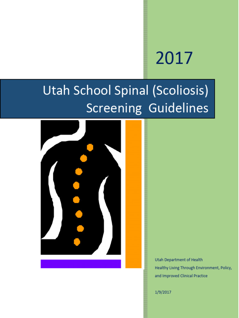 Final Scoliosis Guidelines 1 | PDF | Scoliosis | Screening (Medicine)