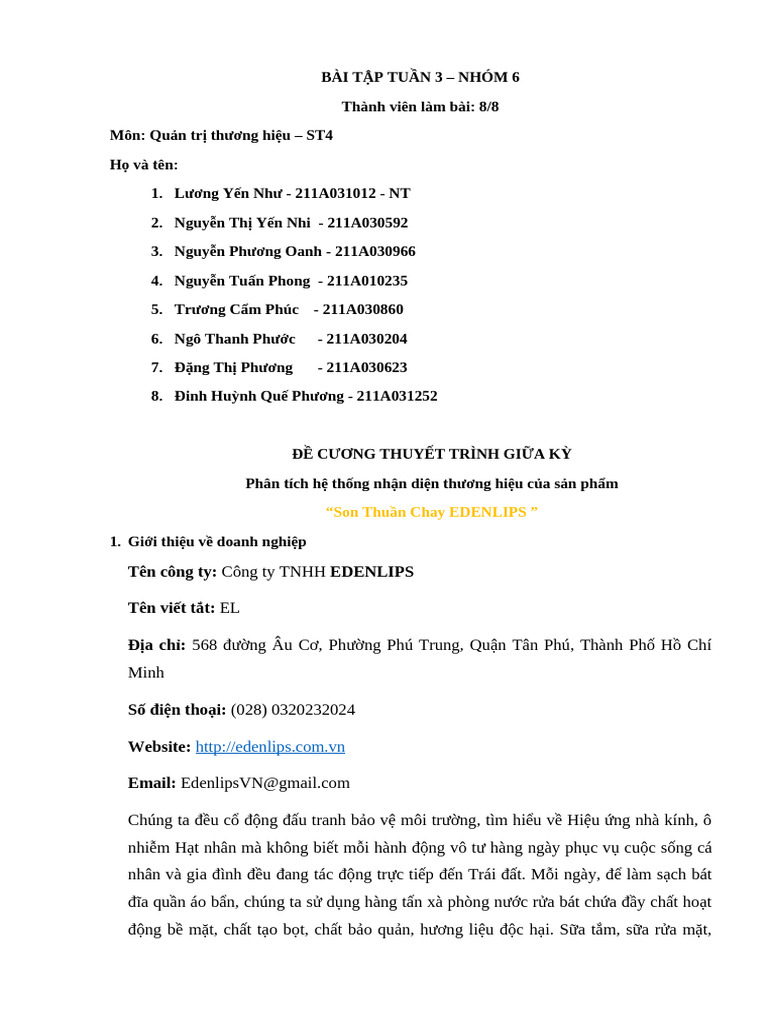 Bt Tuần 3 - Nhóm 6 - Qtth - St4 | PDF