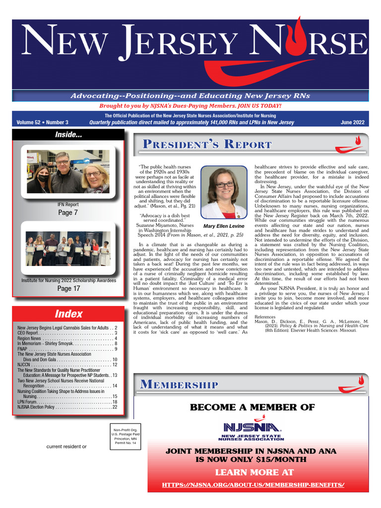 New Jersey Nurse 7 22 1 | PDF | Nursing | Advertising