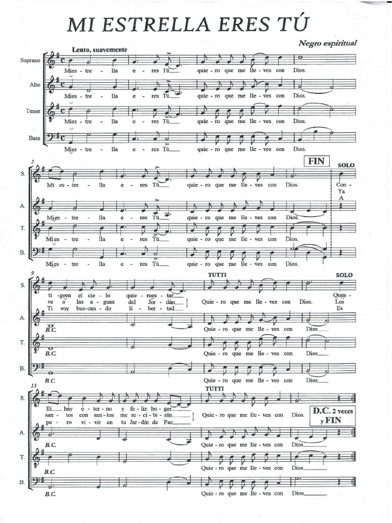 Mi Estrella Eres Tu | PDF