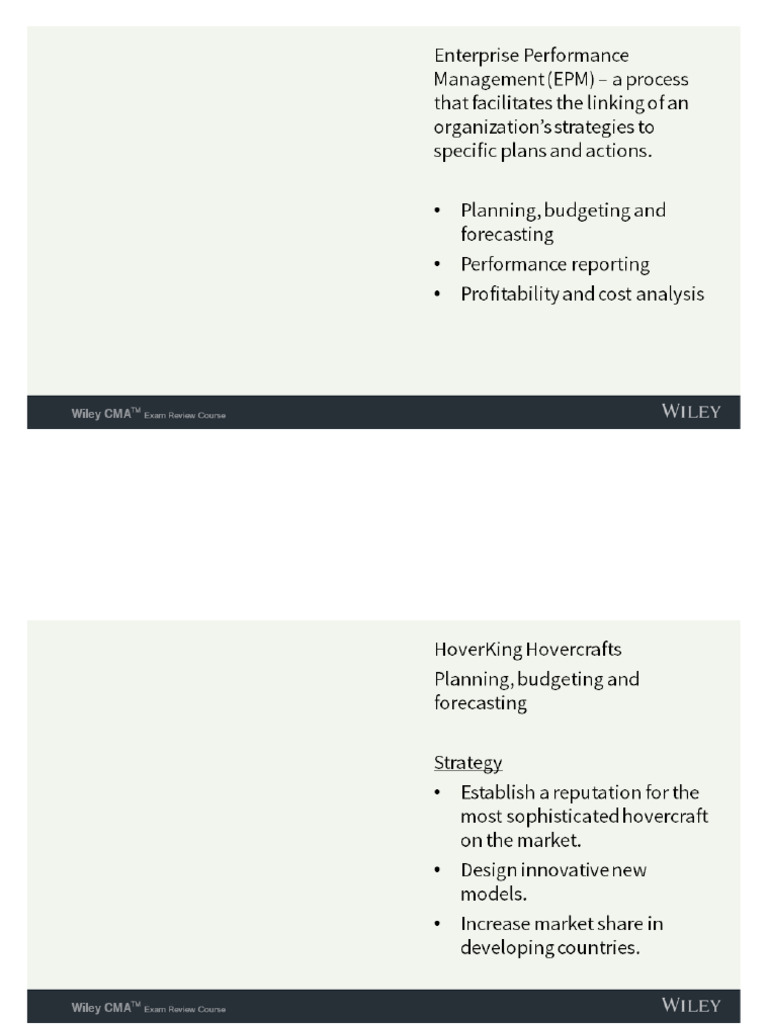 Enterprise Performance Management | PDF