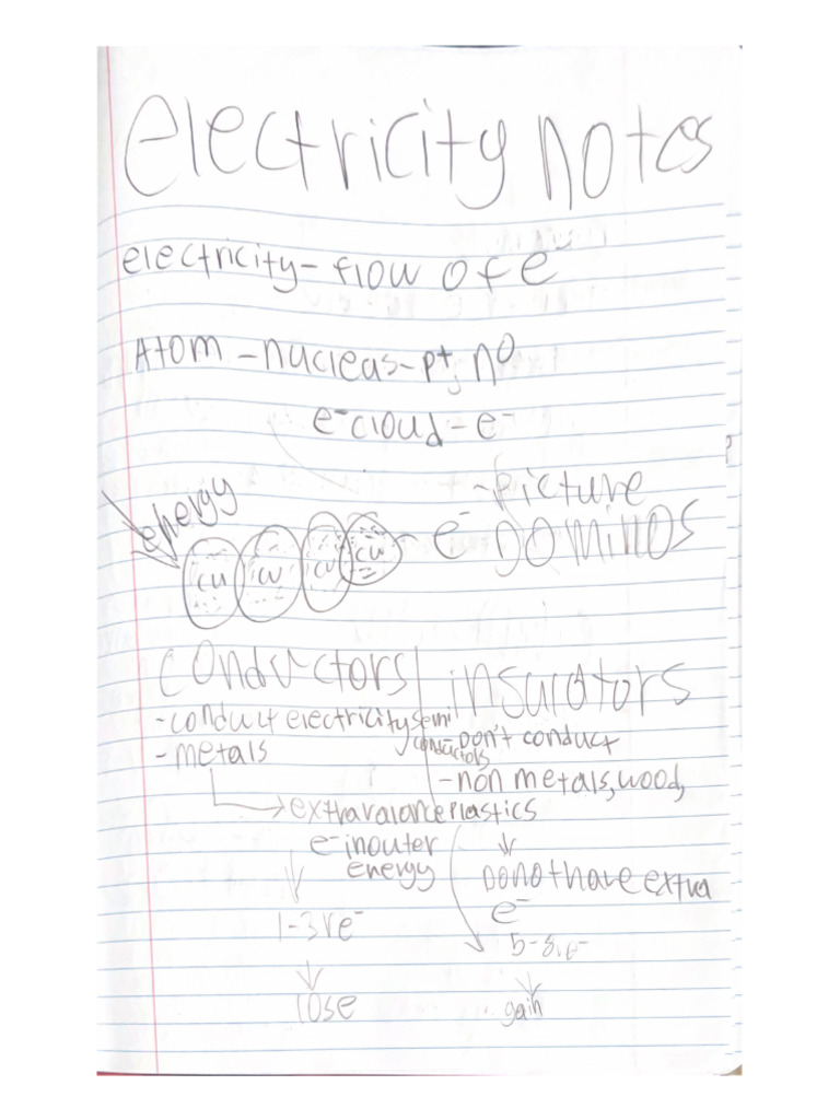 Electricity Notes | PDF