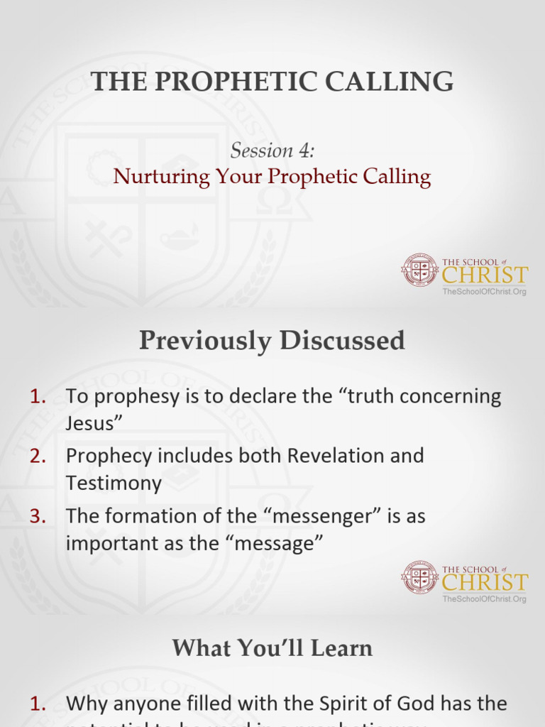 Dokument - Pub Session 4 Nurturing Your Prophetic Calling Flipbook PDF ...