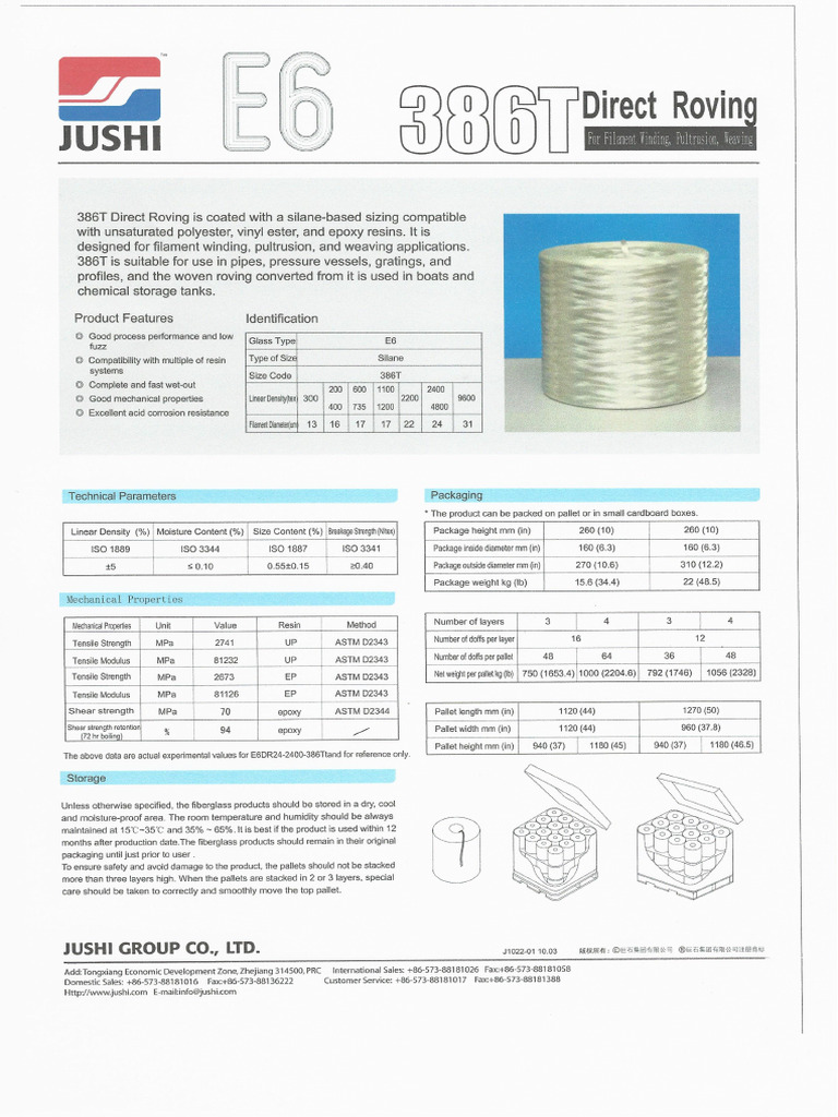 Fiber Material Data Sheet | PDF