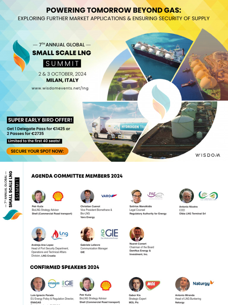 7th Global Small Scale LNG Summit | PDF | Climate Change Mitigation ...