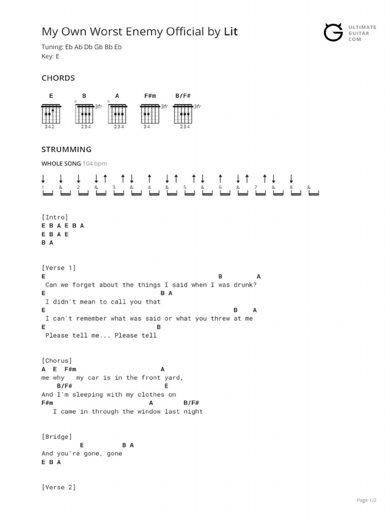 My Own Worst Enemy Official | PDF