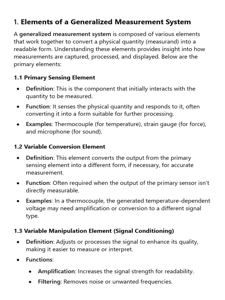 Measurements and Systems Overview | PDF | Amplifier | Computer Engineering