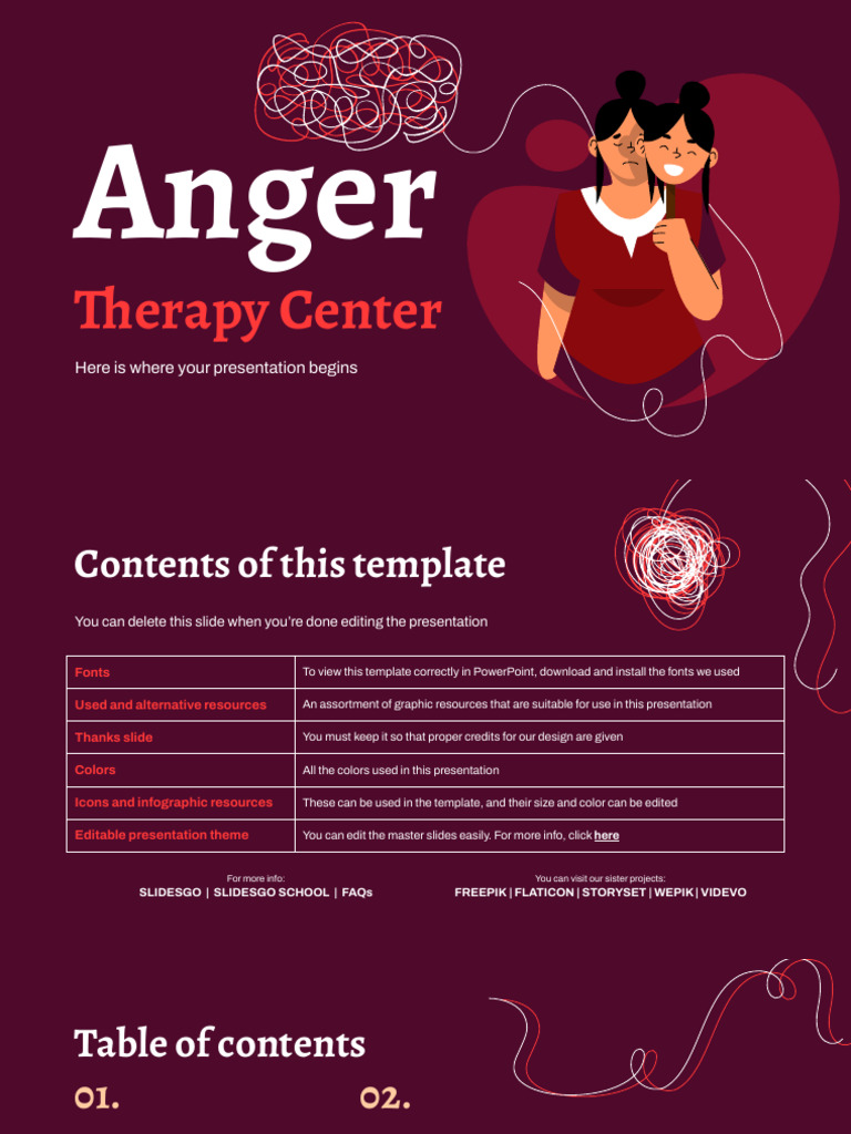 Copie de Anger Therapy Center by Slidesgo | PDF | Planets | Solar System