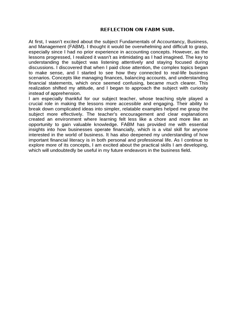 Insights on Learning FABM Concepts | PDF
