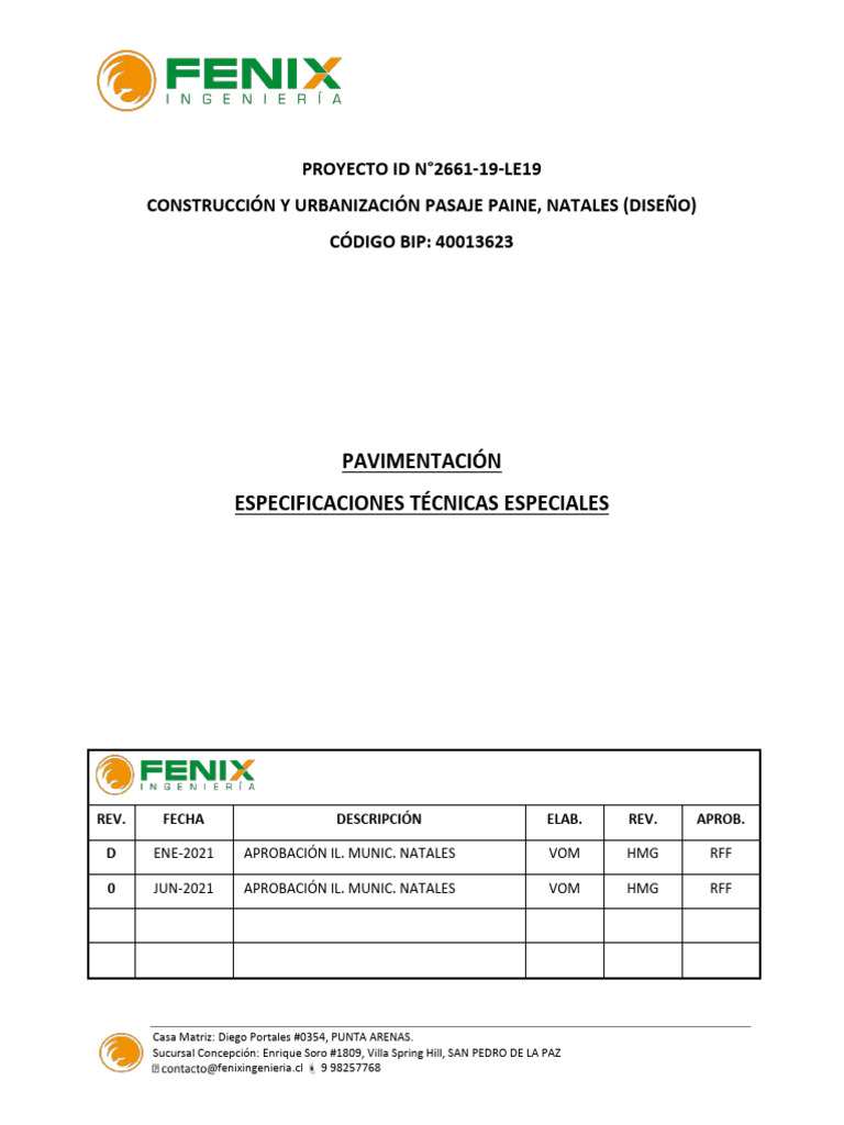 PI_-_2661-19-LE19_PAV_ETE_REV-0v1 (1) | PDF | Hormigón | Acero PI_-_2661-19-LE19_PAV_ETE_REV-0v1 (1) | PDF | Hormigón | Acero