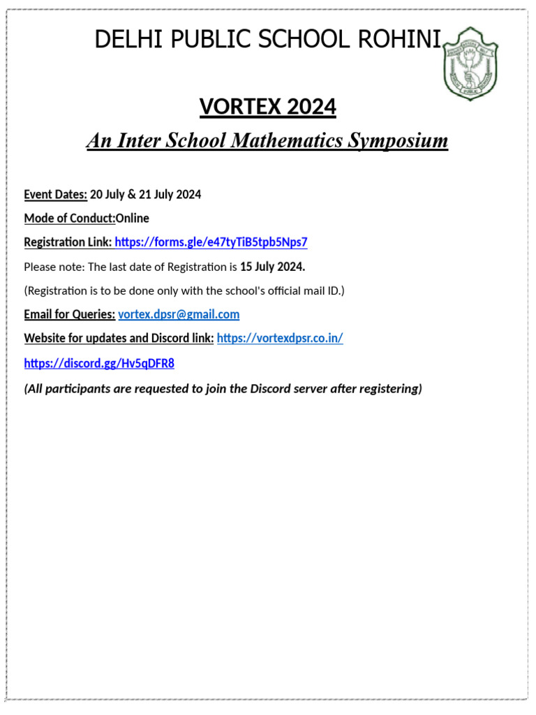 Vortex Invite 2024 | PDF | Mathematics