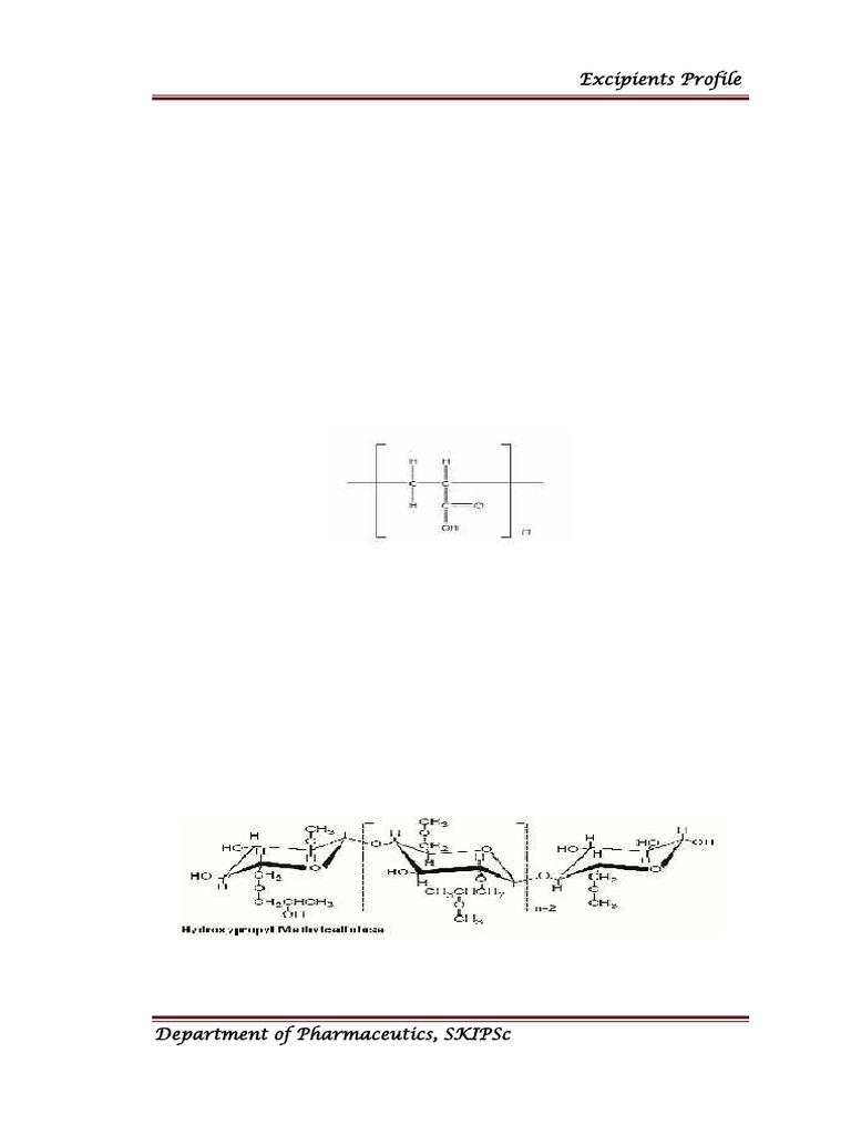 2.3 Excipient Profile (21-26) | PDF | Emulsion | Solubility