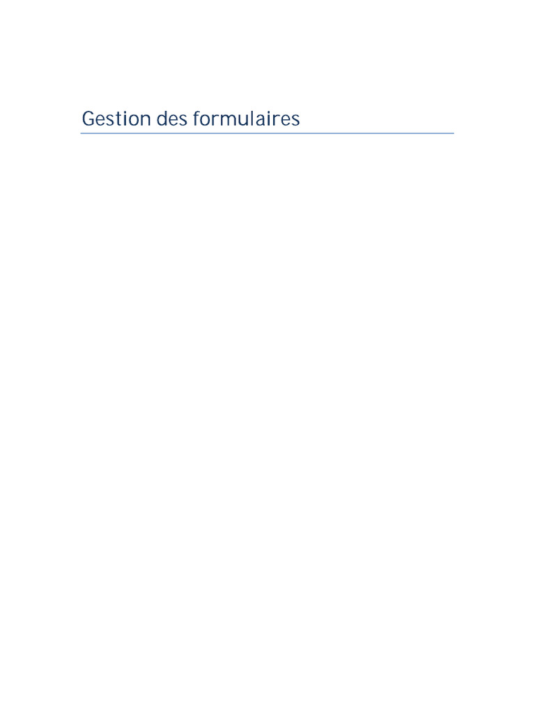 Partie Formulaire Book Eni | PDF
