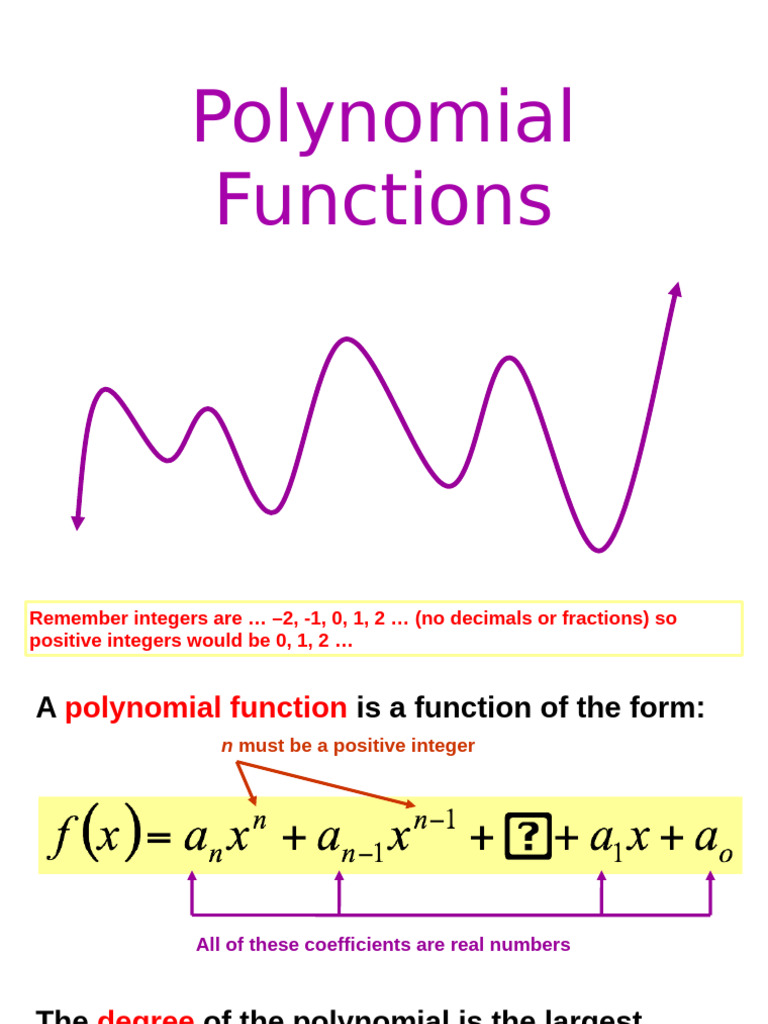 Polynomial-Functions | PDF | Polynomial | Zero Of A Function Polynomial-Functions | PDF | Polynomial | Zero Of A Function