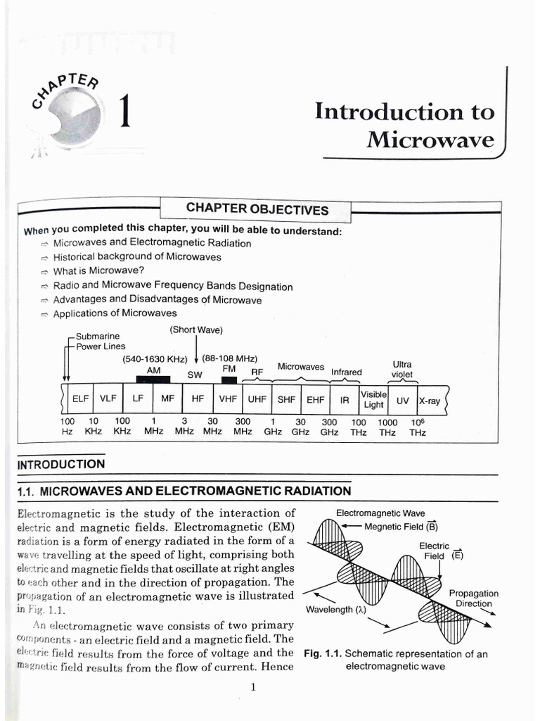 Chapter-1 - Introduction To Microwaves | PDF