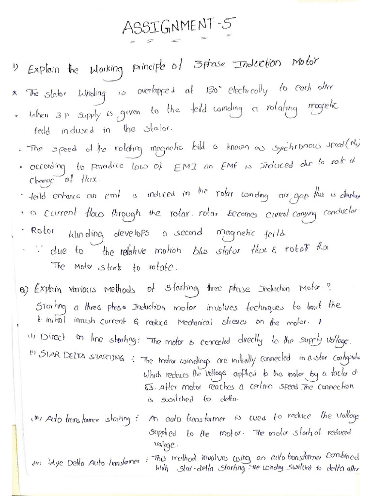 fundamental electrical assignment 5 | PDF