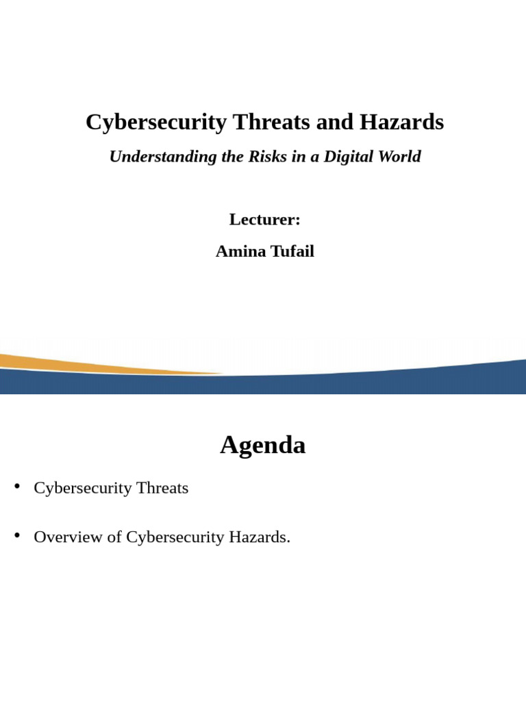 Cybersecurity Lec 4 | PDF | Security | Computer Security