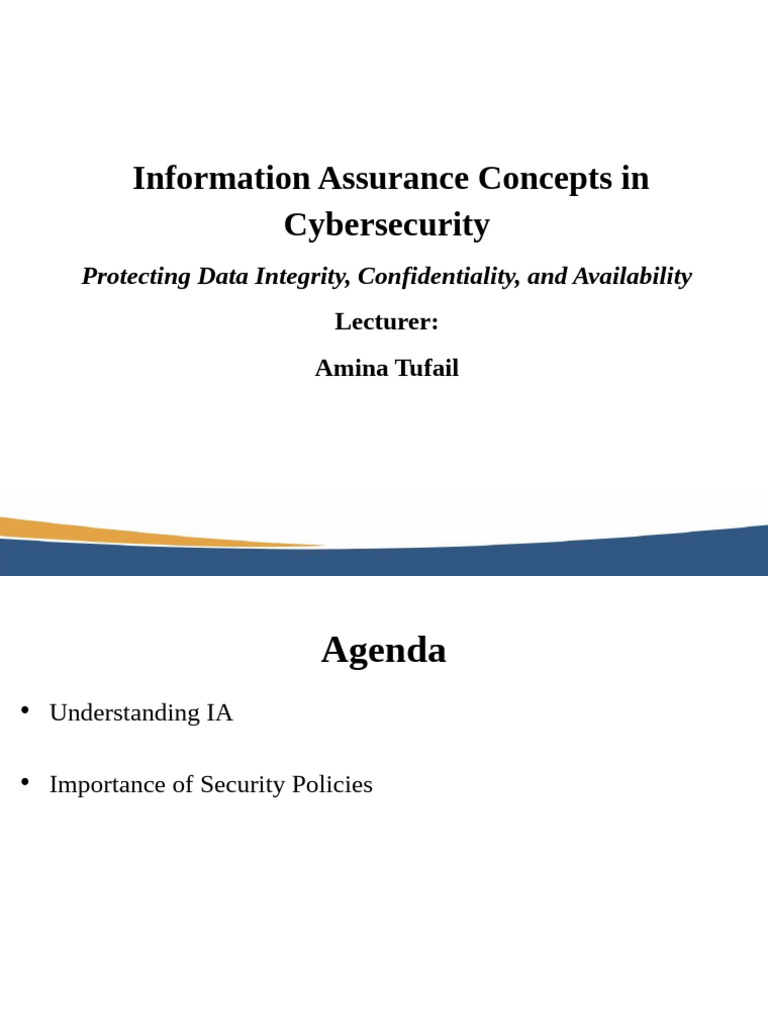 Cybersecurity Lec 6 | PDF | Information Security | Security