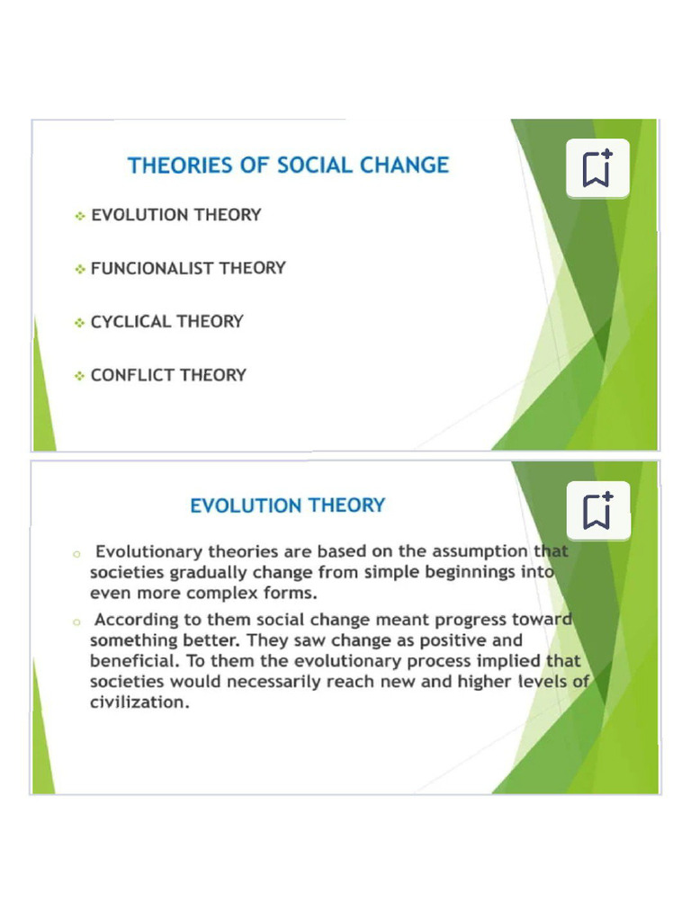 Theories of Social Change | PDF